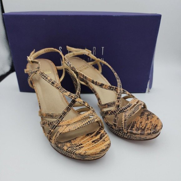 Stuart Weitzman | Shoes | Stuart Weitzman Pathsandals Beige Tejus ...